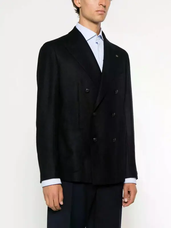 Tagliatore Double-breasted Wool Blend Blazer
