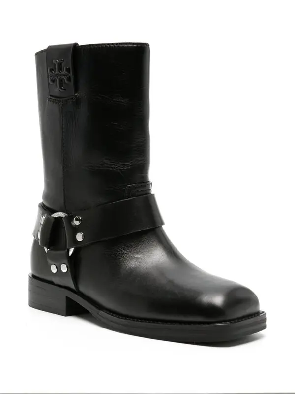 Tory Burch Double T Biker Boots