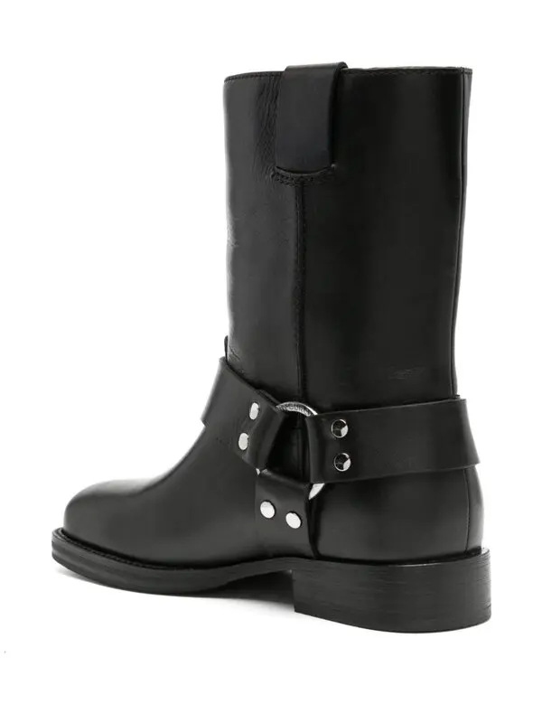 Tory Burch Double T Biker Boots