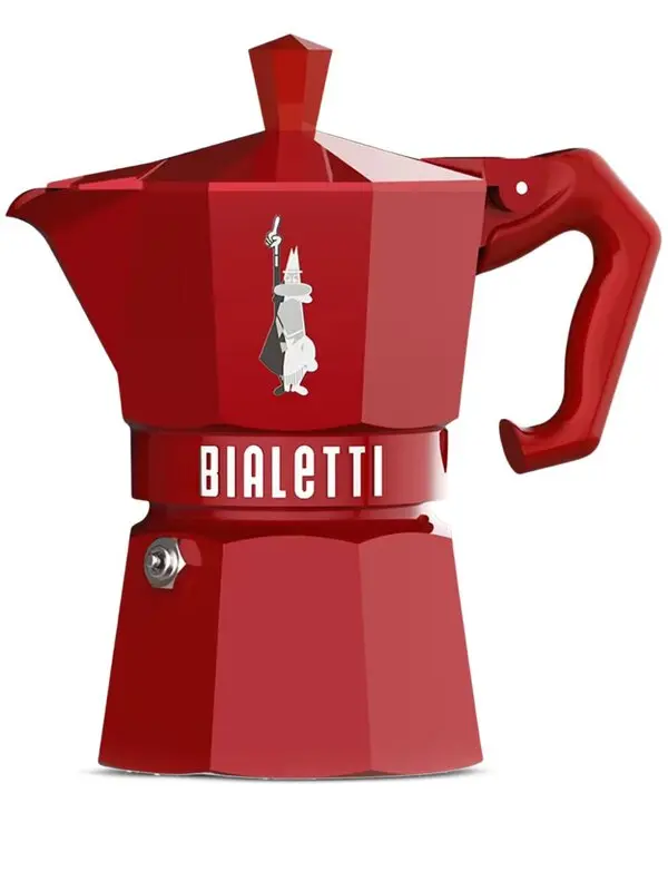 BIALETTI Moka Express Lasered-alfonso Coffee Maker - Red