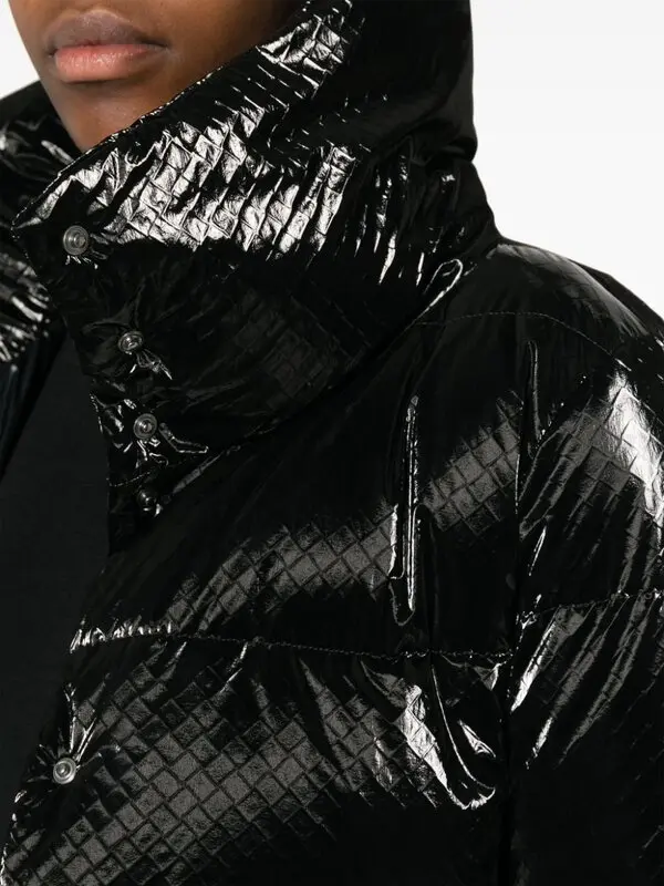 Herno Snakeskin-effect Padded Jacket