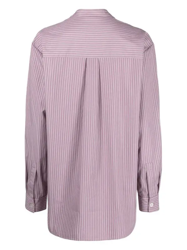 TEKLA Striped Organic Cotton Shirt