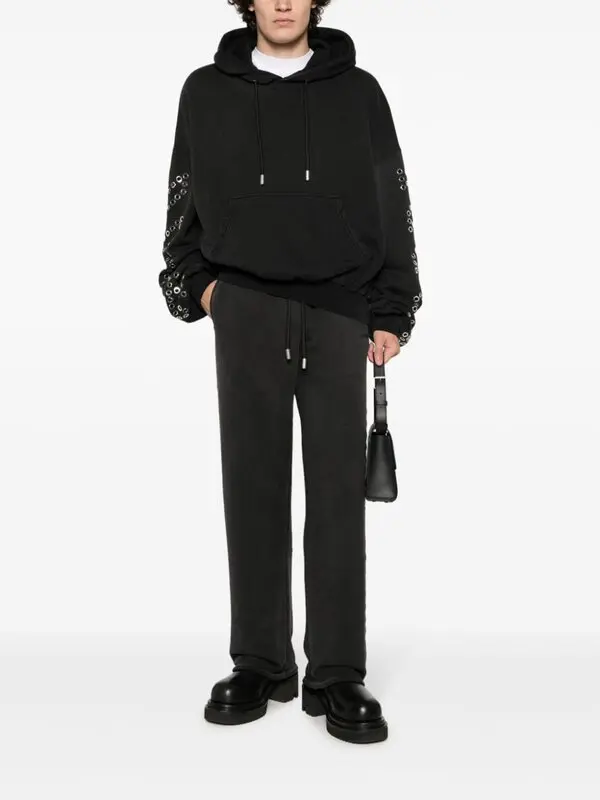 Off-White Eyelet-embellished Track Pants