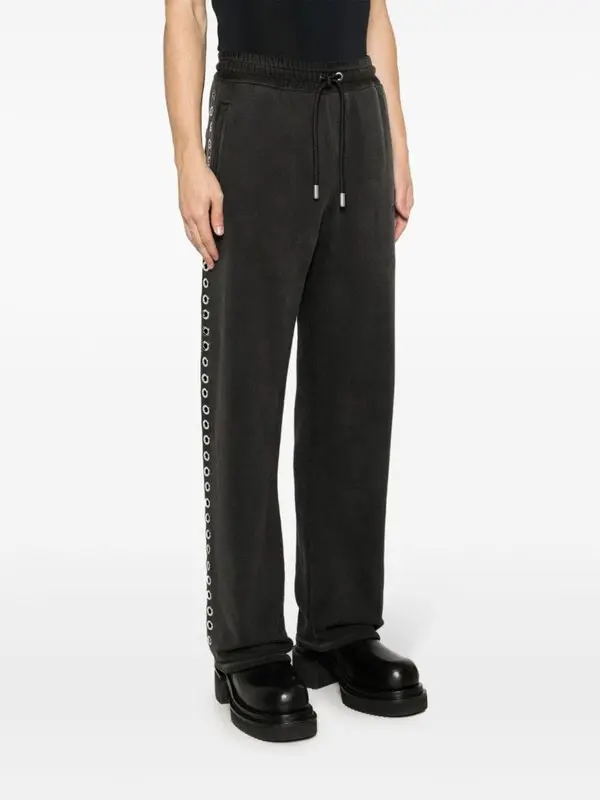Off-White Eyelet-embellished Track Pants