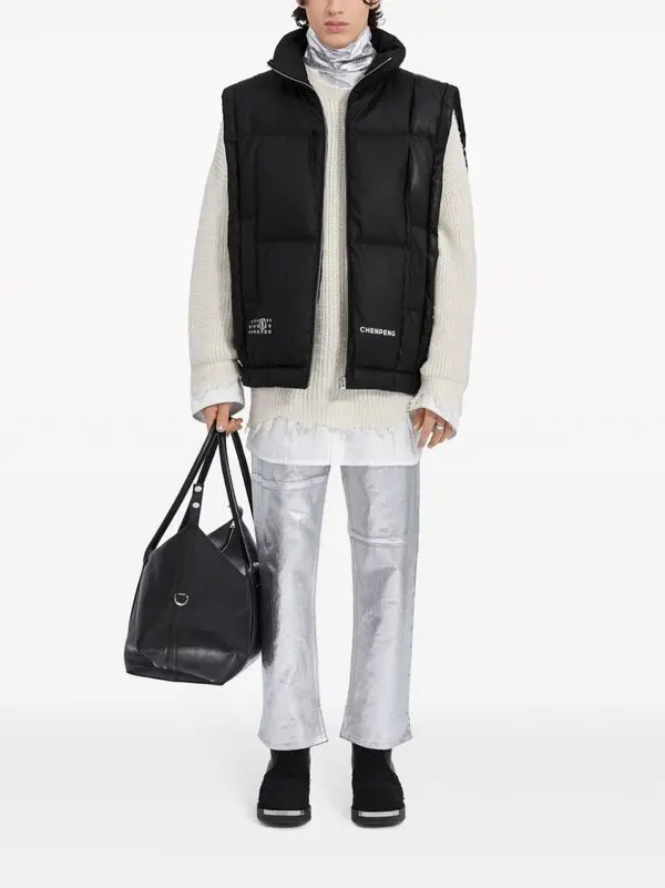 MAISON MARGIELA X Chen Peng Logo-print Padded Gilet