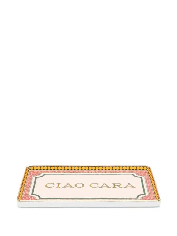 La DoubleJ Ciao Cara Mosaic Porcelain Tray