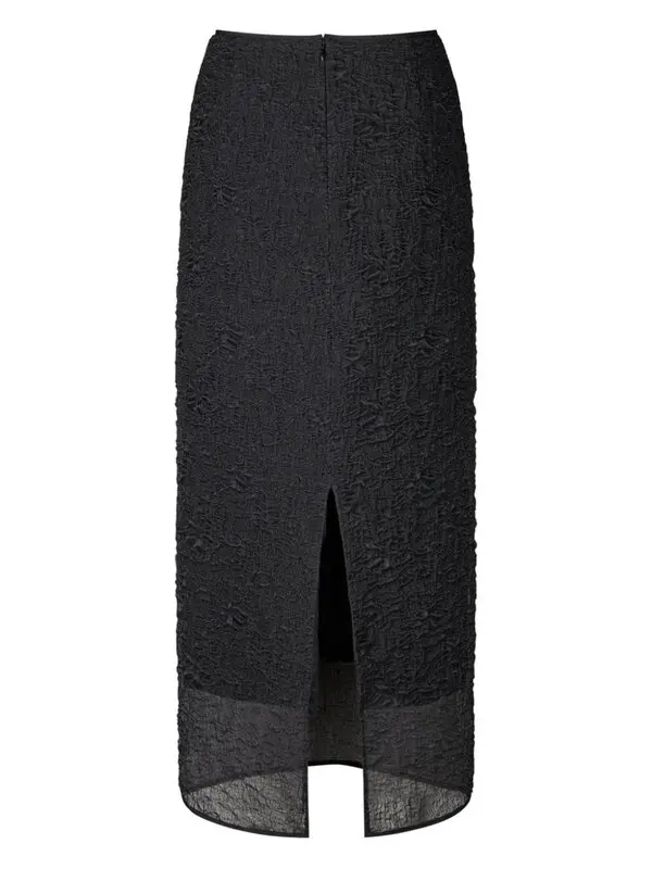 Cecilie Bahnsen Uka Matelassé Midi Skirt