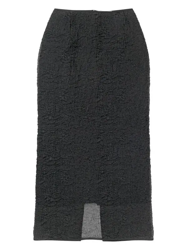 Cecilie Bahnsen Uka Matelassé Midi Skirt