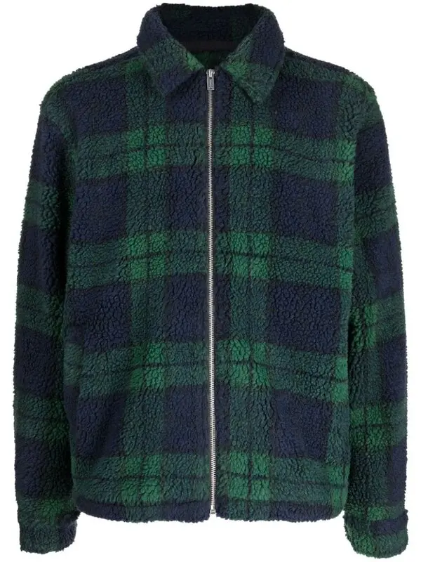 HOLZWEILER Checkered Recycled Polyester Shirt Jacket