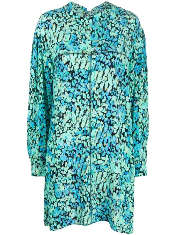 Bimba Y Lola Leomix-print A-line Minidress