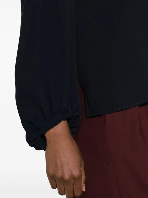 P.a.r.o.s.h Bishop Sleeve Blouse - Blue