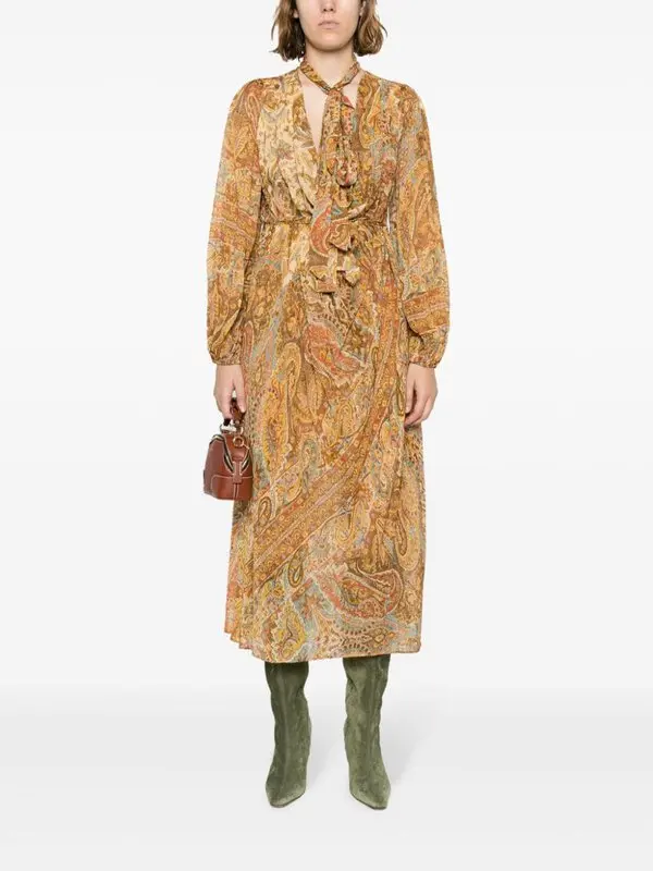 Zimmermann Luminosity Paisley-print Midi Dress
