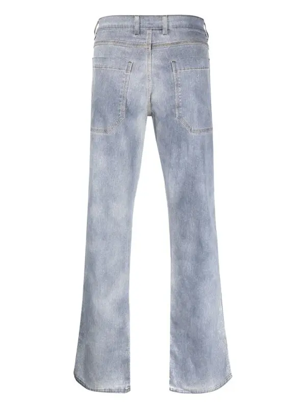 RANRA Stonewashed Straight-leg Jeans - Blue