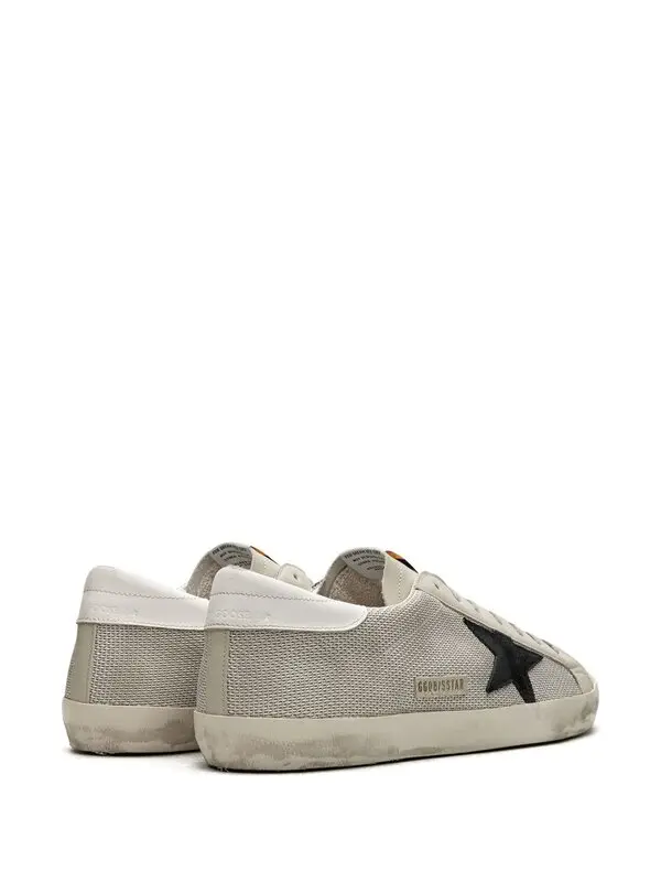 GOLDEN GOOSE Super-star Leather And Mesh Trainers - Grey