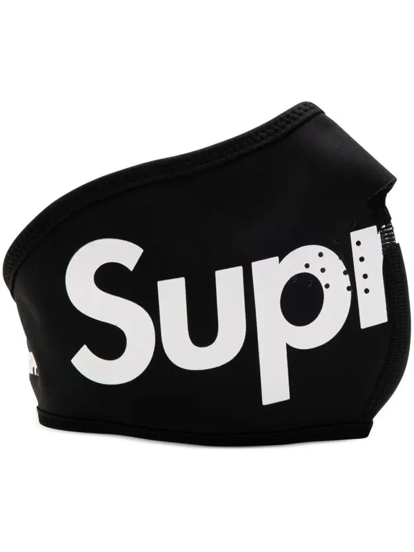 Supreme X Windstopper Logo-print Face Mask - Black