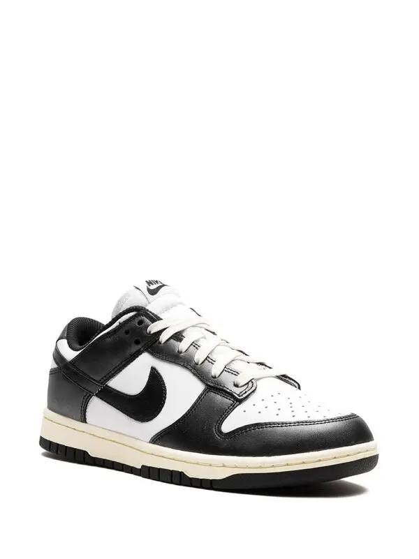 Nike Dunk Low Vintage Panda Sneakers - White