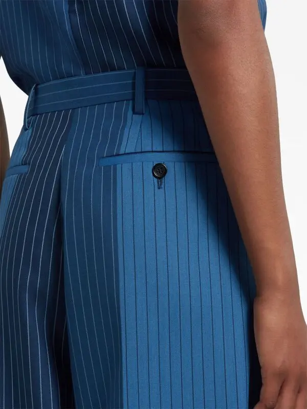 Marni Pinstriped Straight-leg Trousers