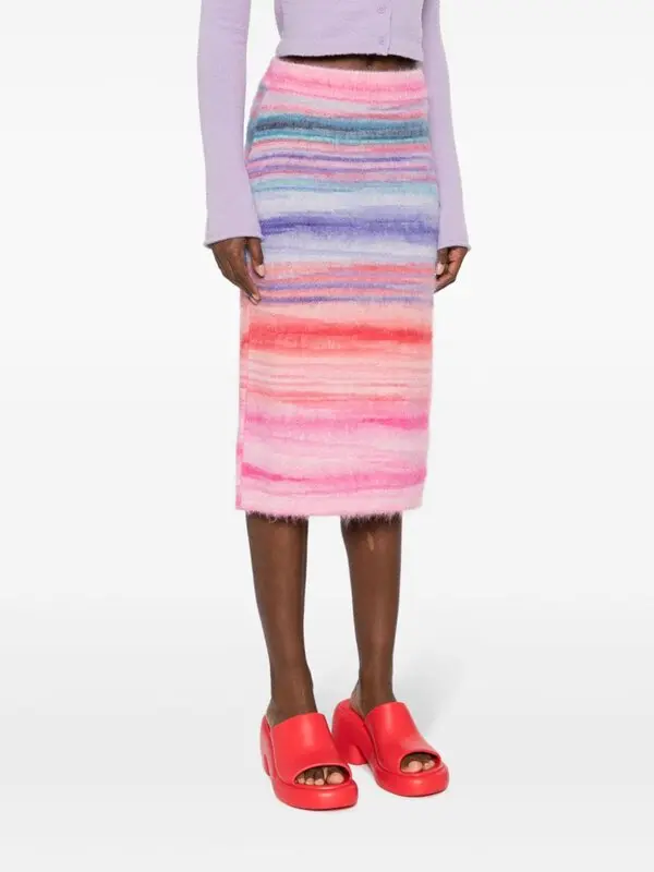 Missoni Slub Brushed Knitted Skirt