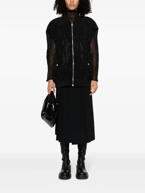 Khrisjoy Rhinestone-embellished Padded Gilet