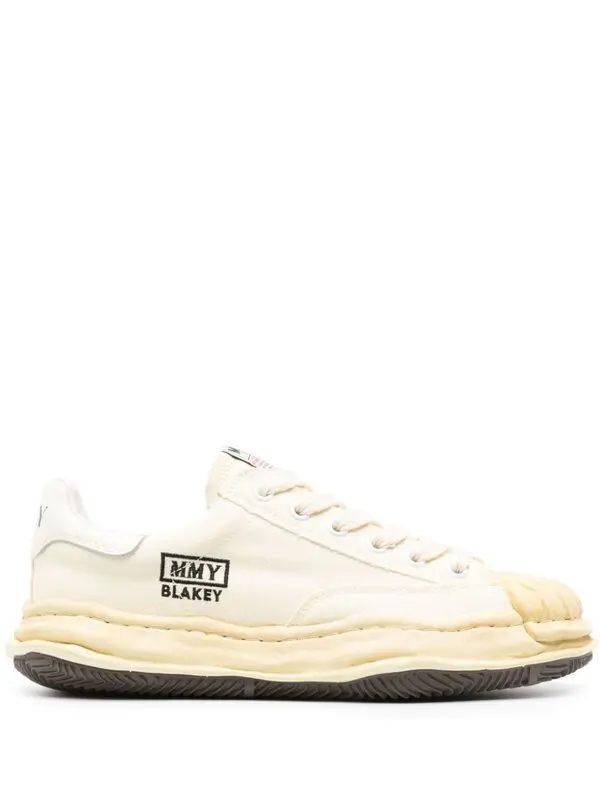 Mihara Yasuhiro Blakey Canvas Sneakers - Neutrals