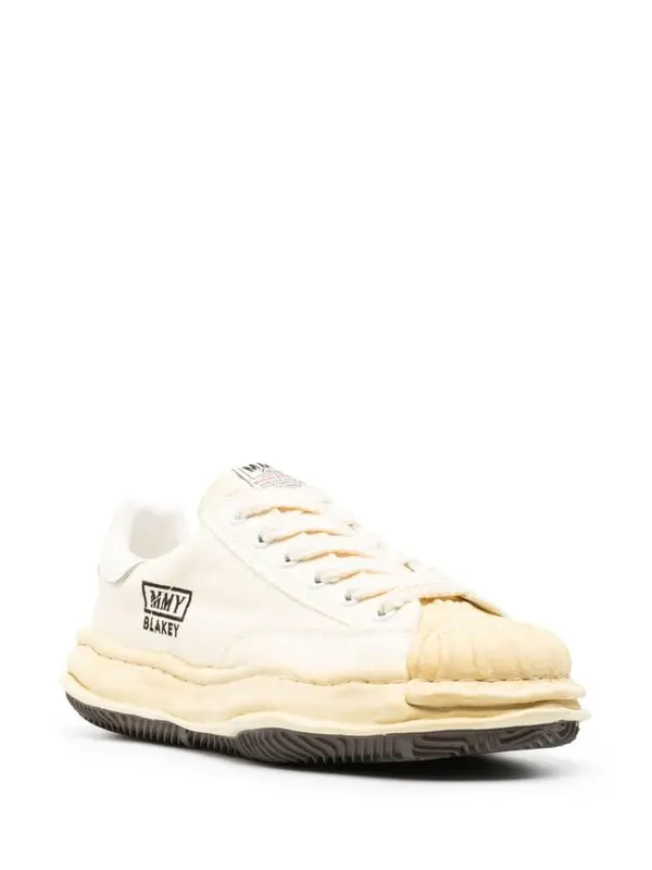 Mihara Yasuhiro Blakey Canvas Sneakers - Neutrals