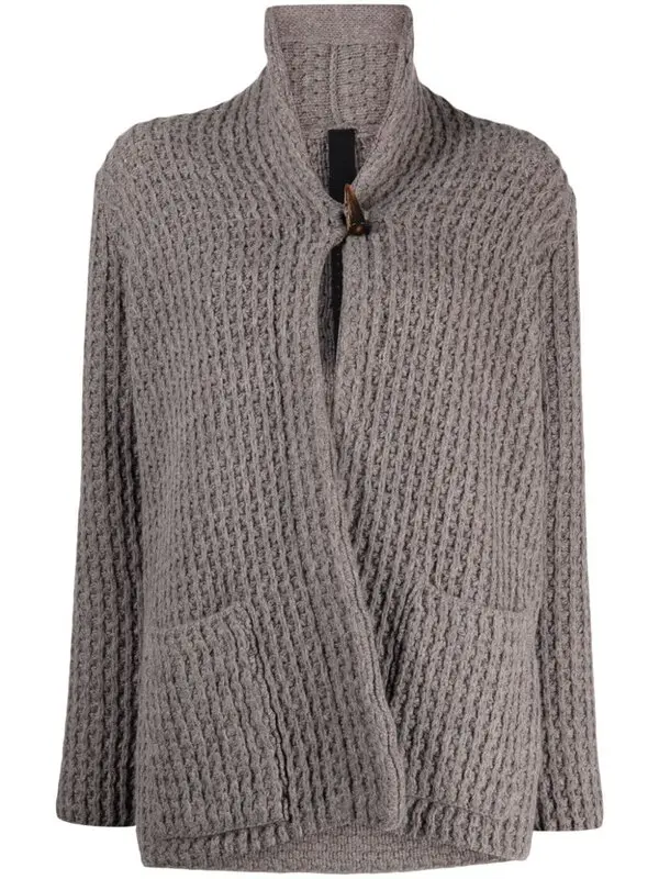 FORME D'EXPRESSION Chunky-knit Virgin Wool Cardigan