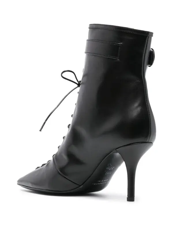 Philosophy Di Lorenzo Serafini 100mm Leather Ankle Boots - Black