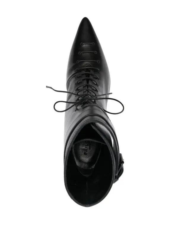 Philosophy Di Lorenzo Serafini 100mm Leather Ankle Boots - Black