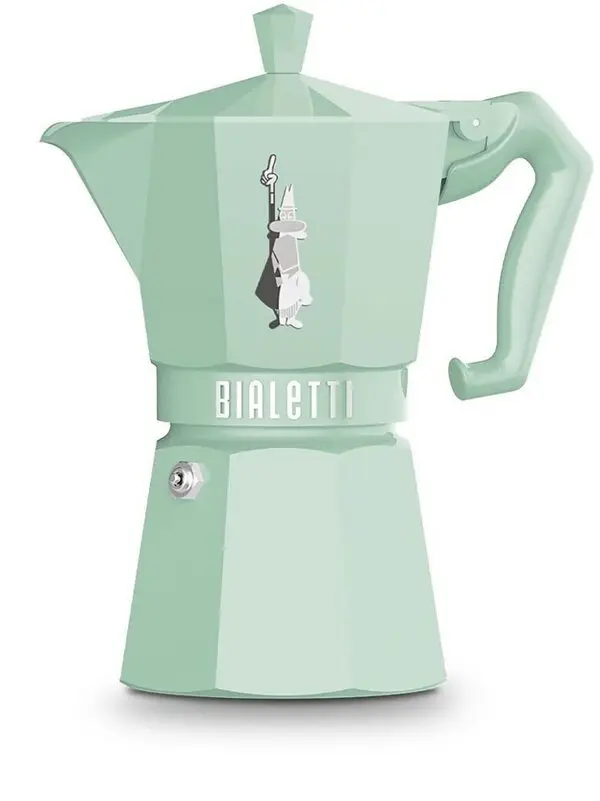 BIALETTI Moka Express Lasered-alfonso Coffee Maker - Green