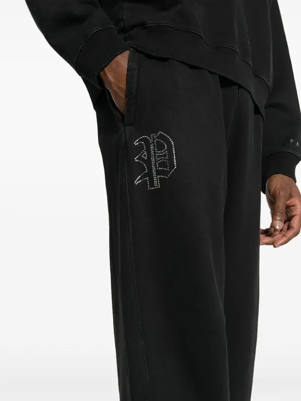PAURA Logo-embellished Cotton Track Pants