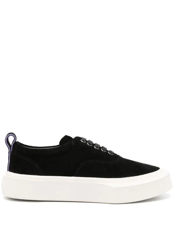 Eytys Mother Ii Suede Sneakers - Black