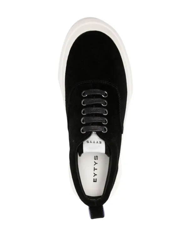Eytys Mother Ii Suede Sneakers - Black