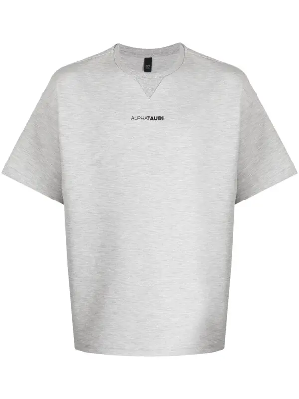 ALPHA TAURI Logo-print Short-sleeve T-shirt