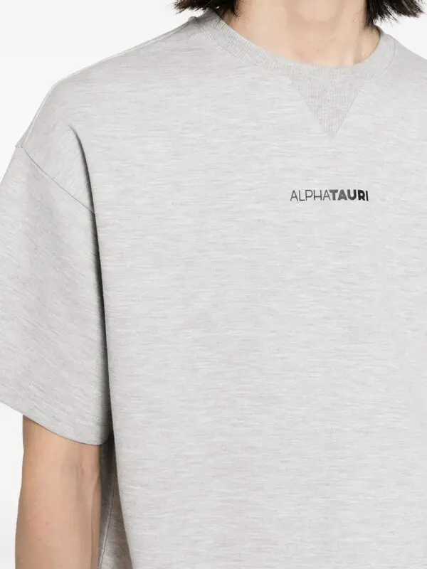 ALPHA TAURI Logo-print Short-sleeve T-shirt
