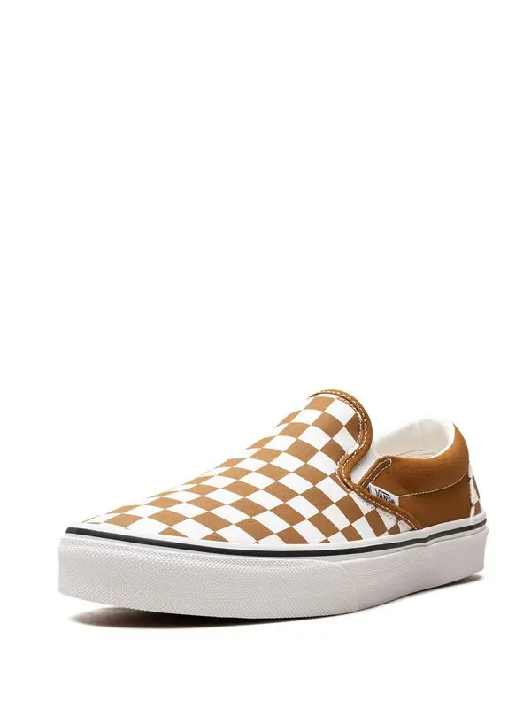 VANS Color Theory Checkerboard Slip-on Sneakers - Brown