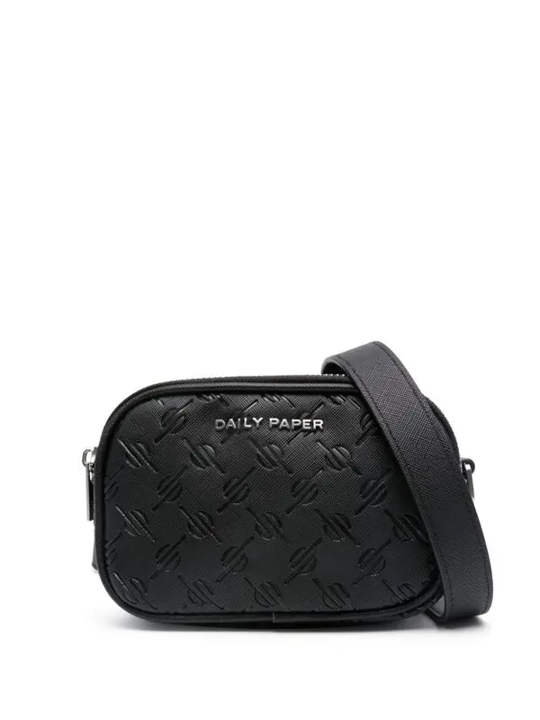 DAILY PAPER Logo Plaque Monogram Shoulder Bag