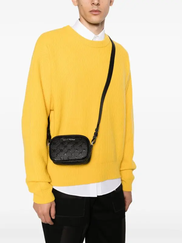 DAILY PAPER Logo Plaque Monogram Shoulder Bag