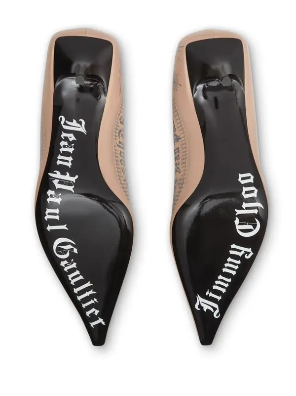 Jimmy Choo X Jean Paul Gaultier 60mm Pumps In Neutrals - 60% Off