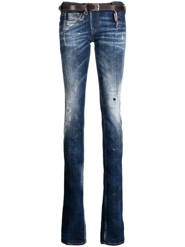 Dsquared2 Sharpey Low-rise Skinny Jeans
