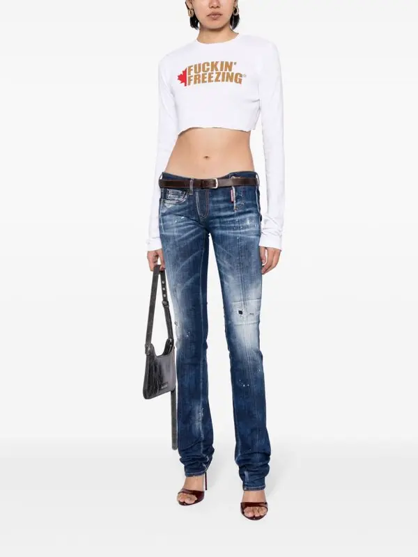 Dsquared2 Sharpey Low-rise Skinny Jeans