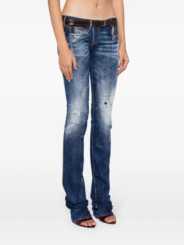 Dsquared2 Sharpey Low-rise Skinny Jeans