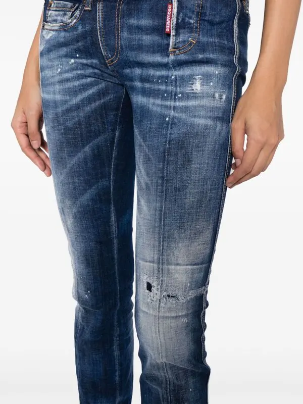 Dsquared2 Sharpey Low-rise Skinny Jeans