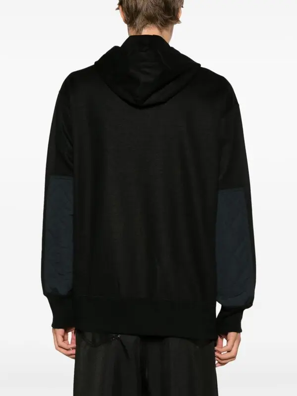 Junya Watanabe Cotton Hoodie With Ripstop Panels