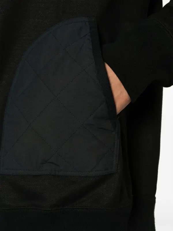 Junya Watanabe Cotton Hoodie With Ripstop Panels