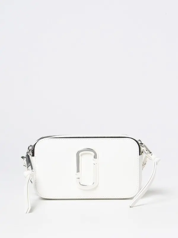 Marc Jacobs Saffiano Leather Shoulder Bag - White
