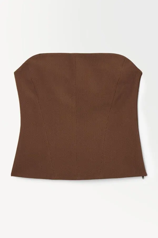 Cos The Wool Bandeau - Brown