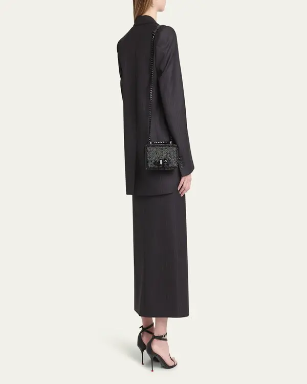 Alexander McQueen Mini Skull Jewel Chain Shoulder Bag
