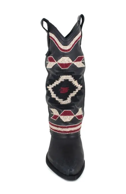 ZIGI Azra Western Boots - Black Leather