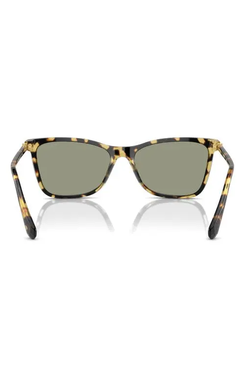 SWAROVSKI Rectangular Sunglasses - Havana
