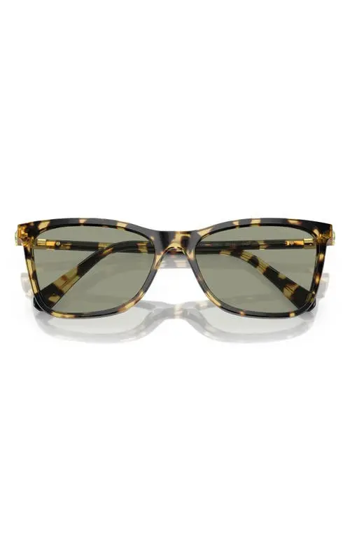 SWAROVSKI Rectangular Sunglasses - Havana